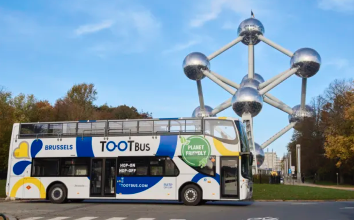 Tourist bus Tootbus Brussels >> Hop on hop off Brussels