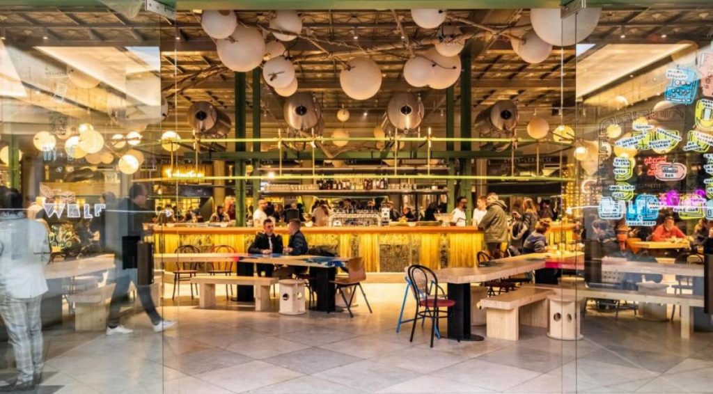 WOLF Food Market (Bruxelles) | GRAND FOOD COURT CONVIVIAL